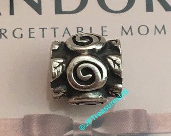 Authentic Pandora Daisy Lace Openwork Clip Charm Pandora Flower Clip ...