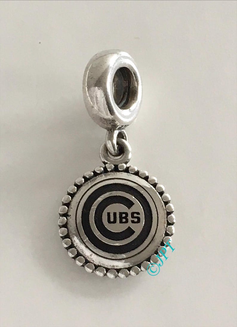 Pandora Unforgettable Moments Chicago CUBS Dangle Charm Retired Pandora ...