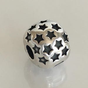Authentic Pandora Silver Star Clip Retired Pandora Clip Charm Free ...