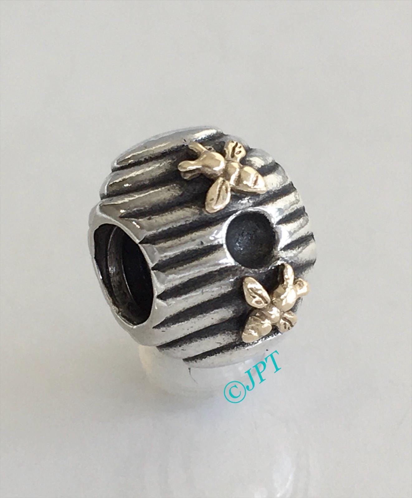 Authentic Pandora Beehive Charm Two Toned Retired Pandora Charm Free ...