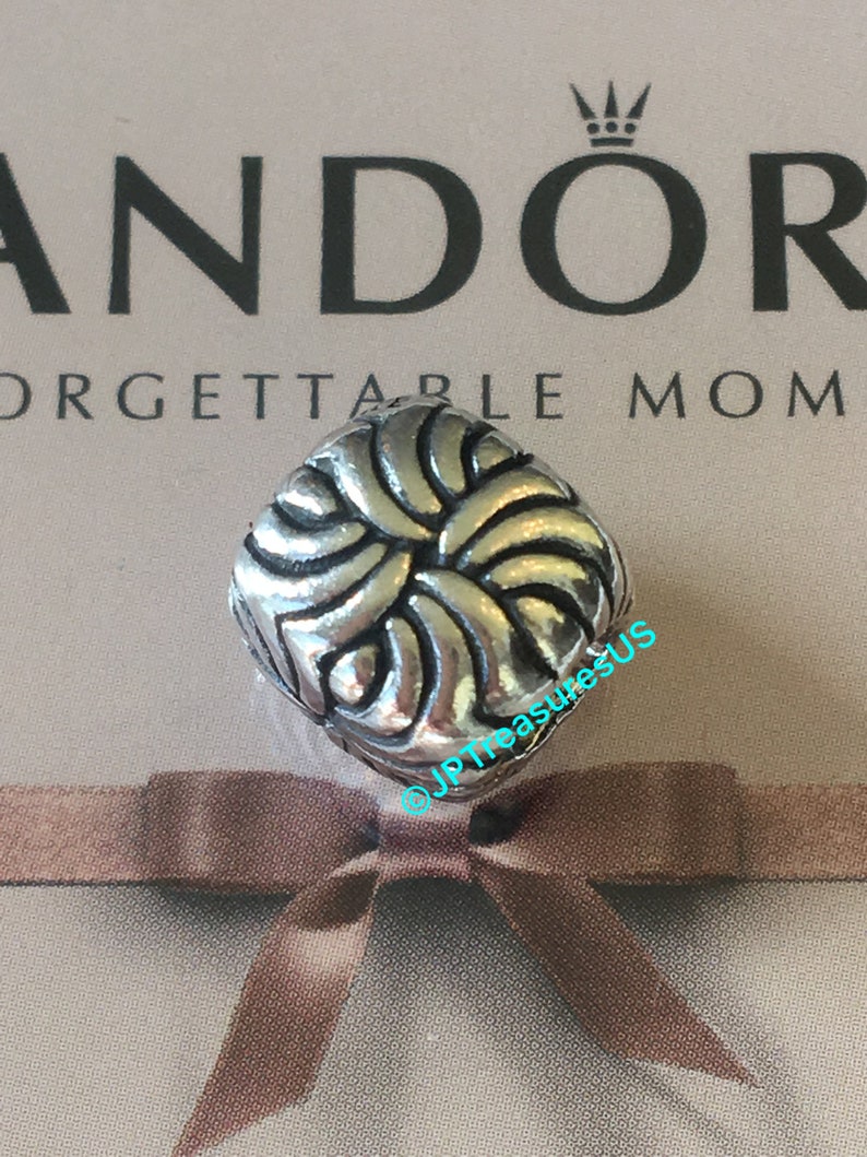 Authentic Pandora Square Swirls Current Charm Pandora Retired | Etsy