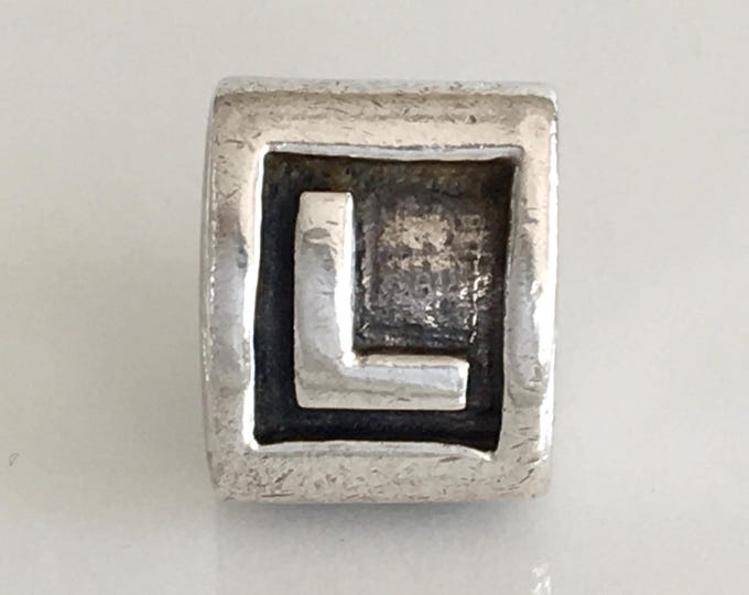 Pandora Letter L Charm Pandora Alpha Initial L Retired Pandora Charm ...