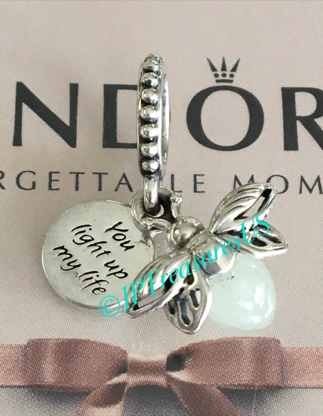 Authentic Pandora Firefly Glow in the Dark Dangle Charm Pandora Charm ...