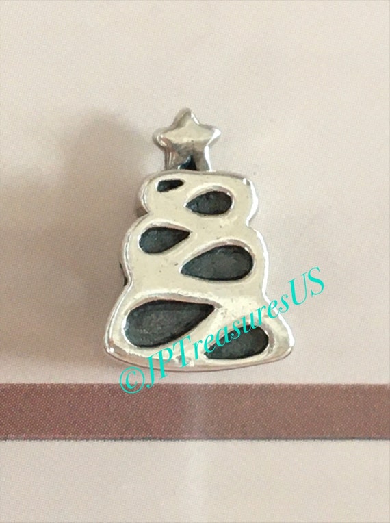 Authentic Chamilia Christmas Tree Charm Chamilia Tree Charm Retired Chamilia Charm