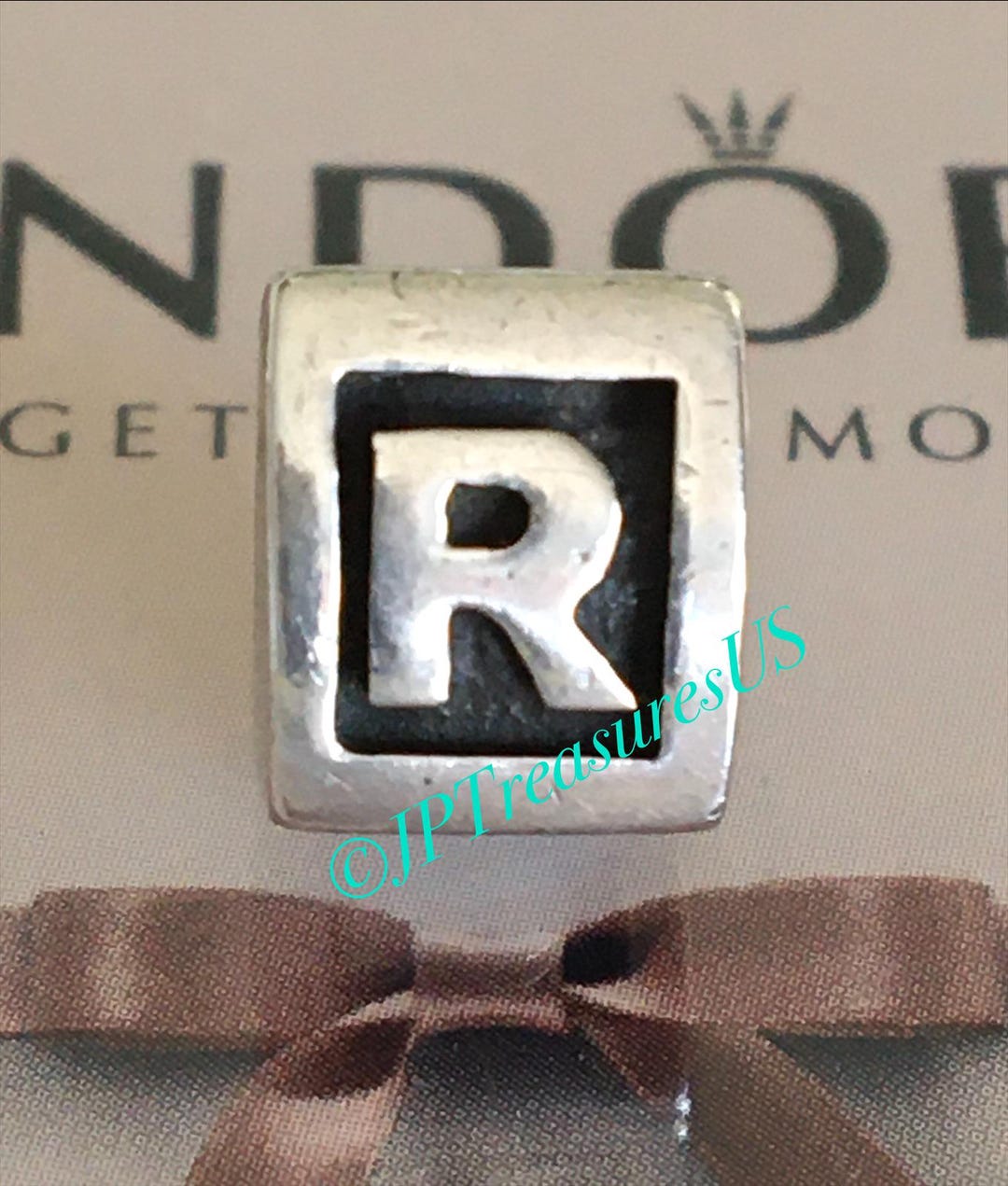 Authentic Pandora Letter R Charm Pandora Alpha Initial R Retired ...