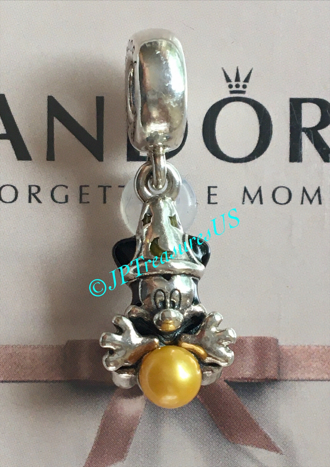 Authentic Pandora Disney Mickey Mouse Disney Fantasia Sorcerer Dangle ...