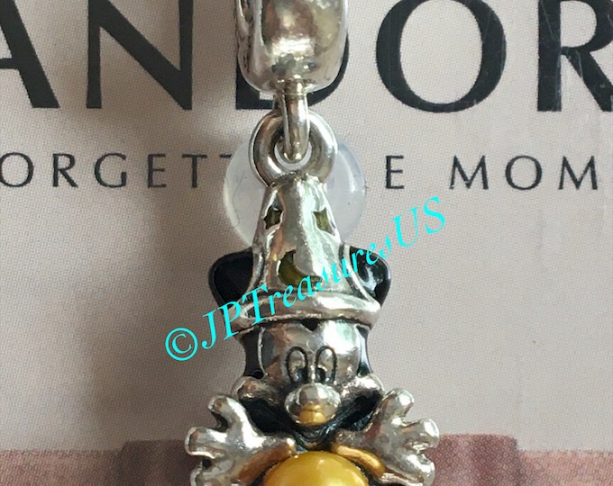 Authentic Pandora Disney Mickey Mouse Disney Fantasia Sorcerer Dangle ...