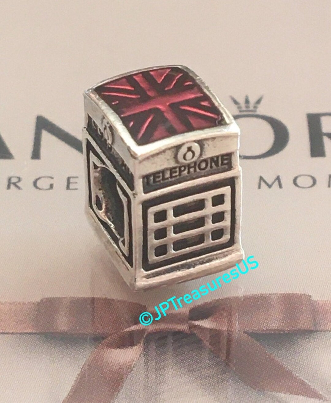 Authentic Pandora London Telephone Booth Call Me With Red - Etsy