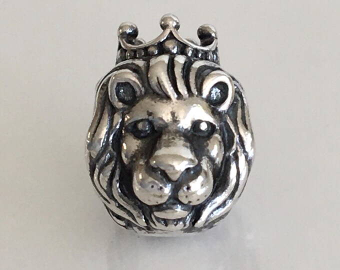 Pandora Lion King of the Jungle Head Charm Retired Pandora Charm Free ...