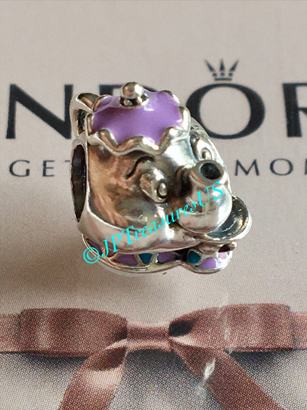 Authentic Pandora Disney Mrs Potts & Chip Charm With Enamel Pandora ...