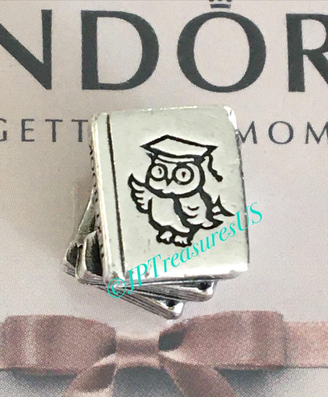 Authentic Pandora Textbooks Study Books Charm Retired Pandora Charm ...