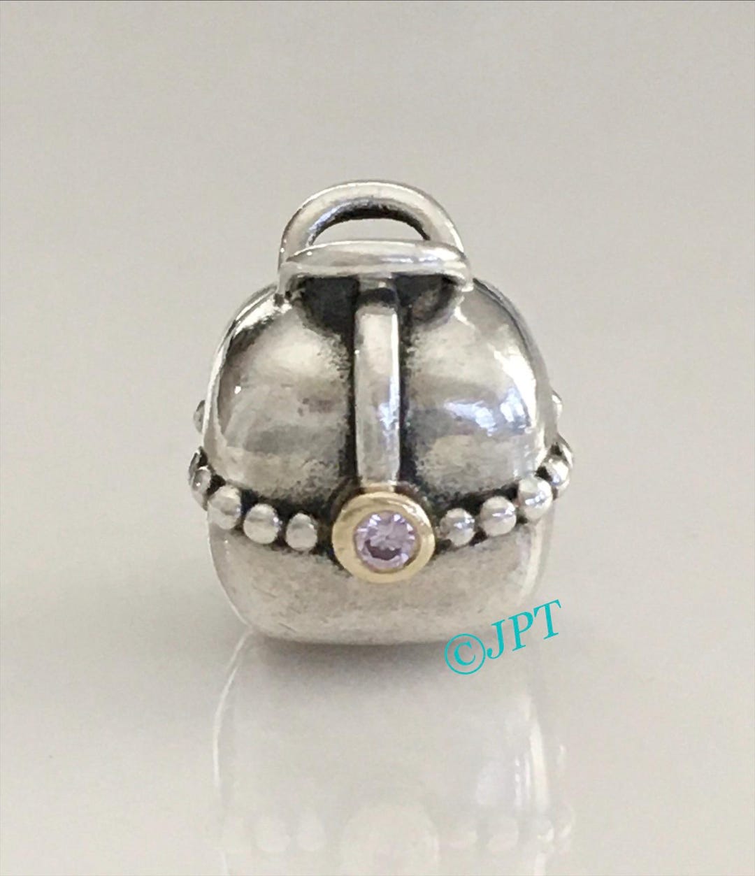 Authentic Pandora Purse Clip Charm Pandora Charm Clip Two Tone Free ...