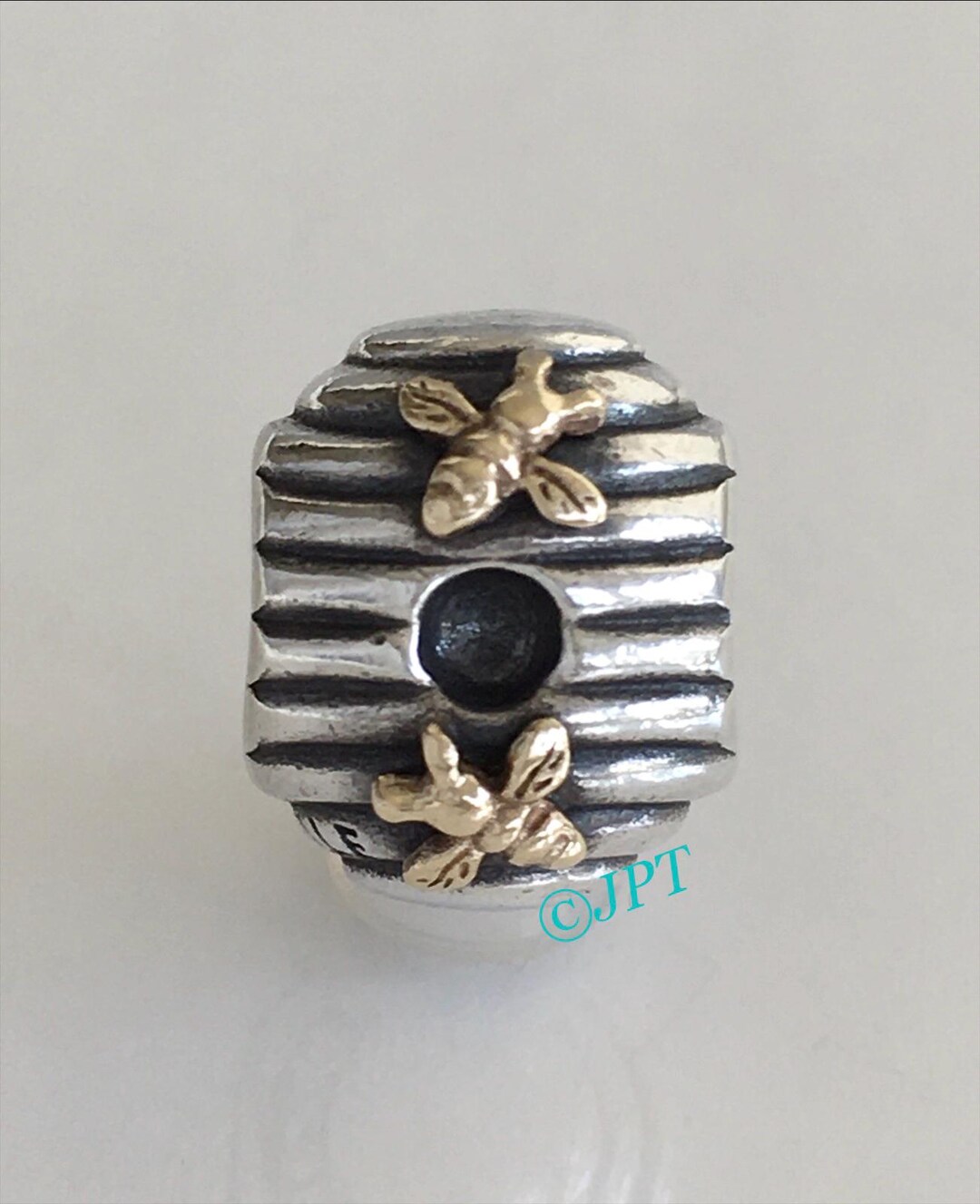 Authentic Pandora Beehive Charm Two Toned Retired Pandora Charm Free ...