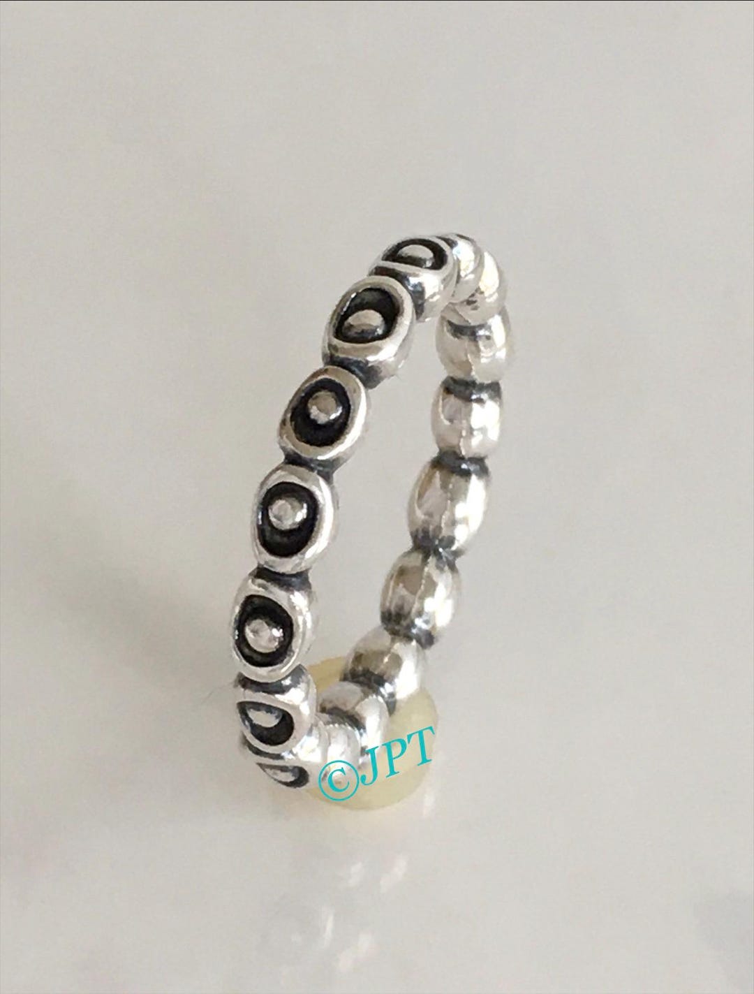 Pandora Circle and Dots Band Ring Size 58 (size 8.5 in US) Pandora Ring ...