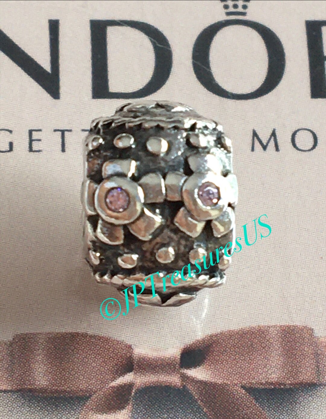 Authentic Pandora Decorative Egg Charm With CZ Retired Pandora Easter ...