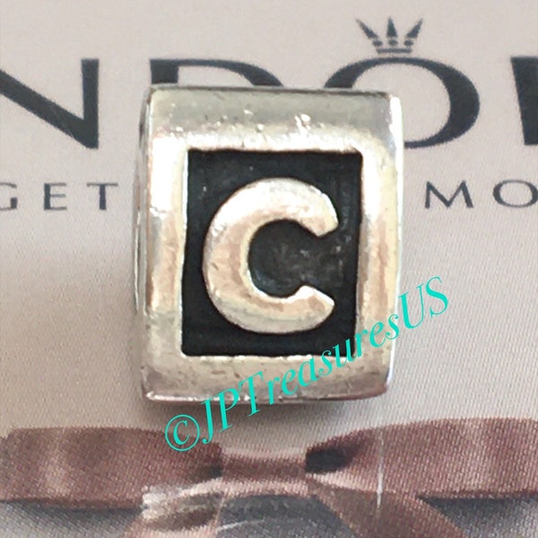 Initial C Charm - Etsy