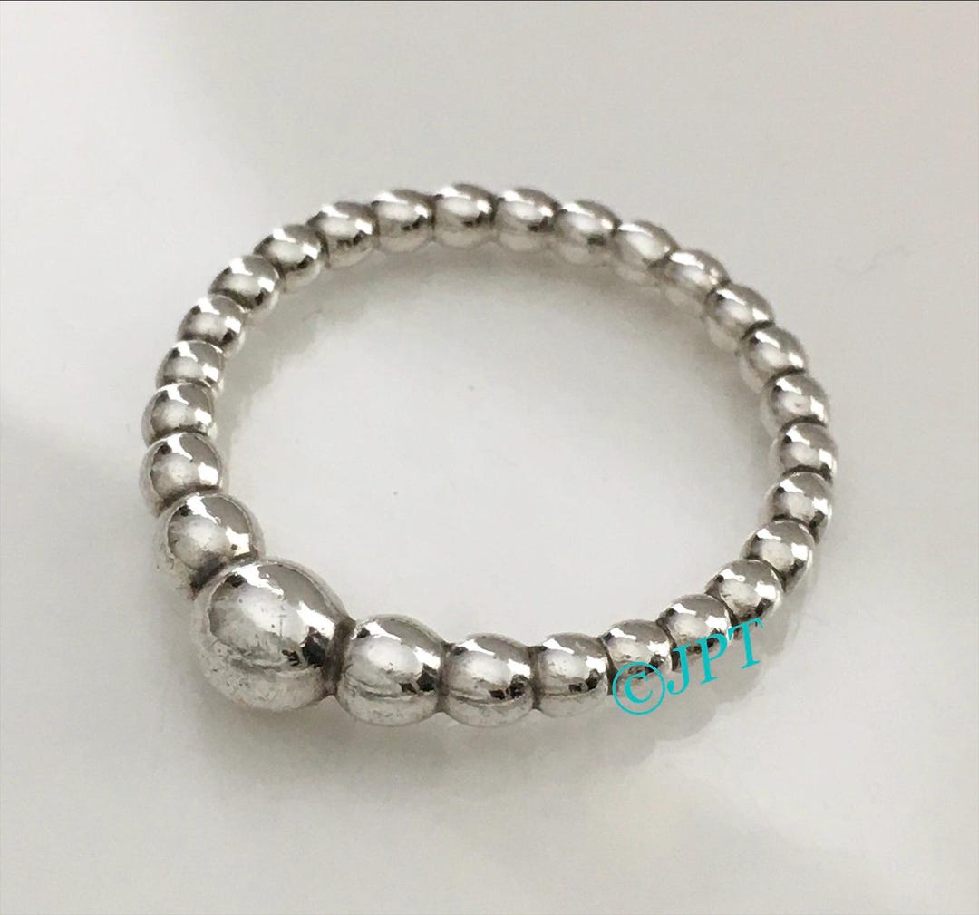 Pandora String of Beads Ring Size 58 (size 8.5in US) Pandora Ring Free ...