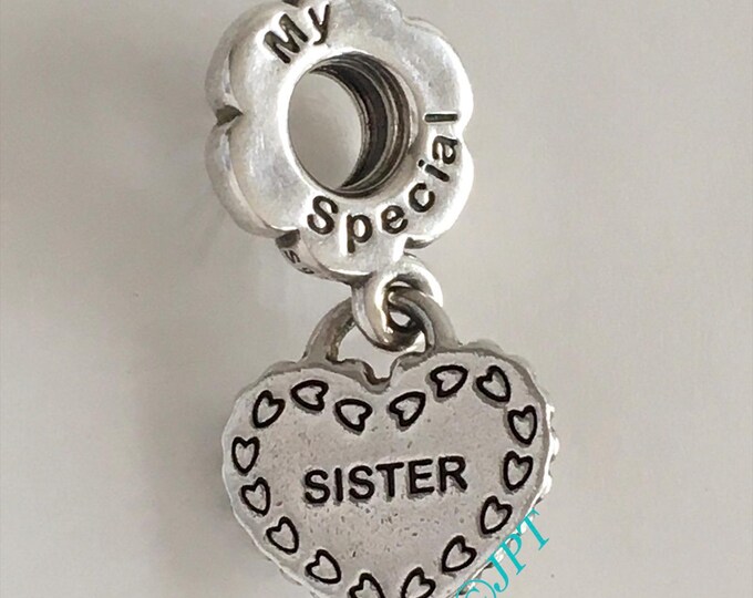 Pandora My Special Sister Dangle Charm Retired Pandora Charm Free ...