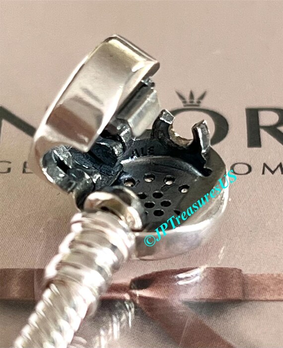 Authentic Pandora Sparkling Crown O Snake Chain Brace… - Gem