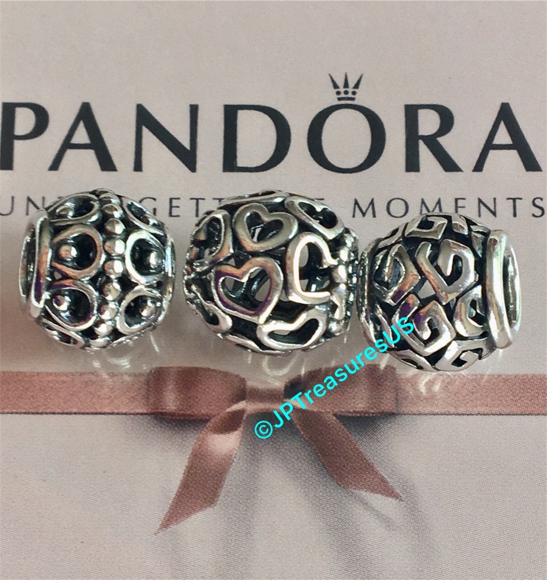 Authentic Pandora Openwork Charms Lot Pandora Retired Pandora Charm ...