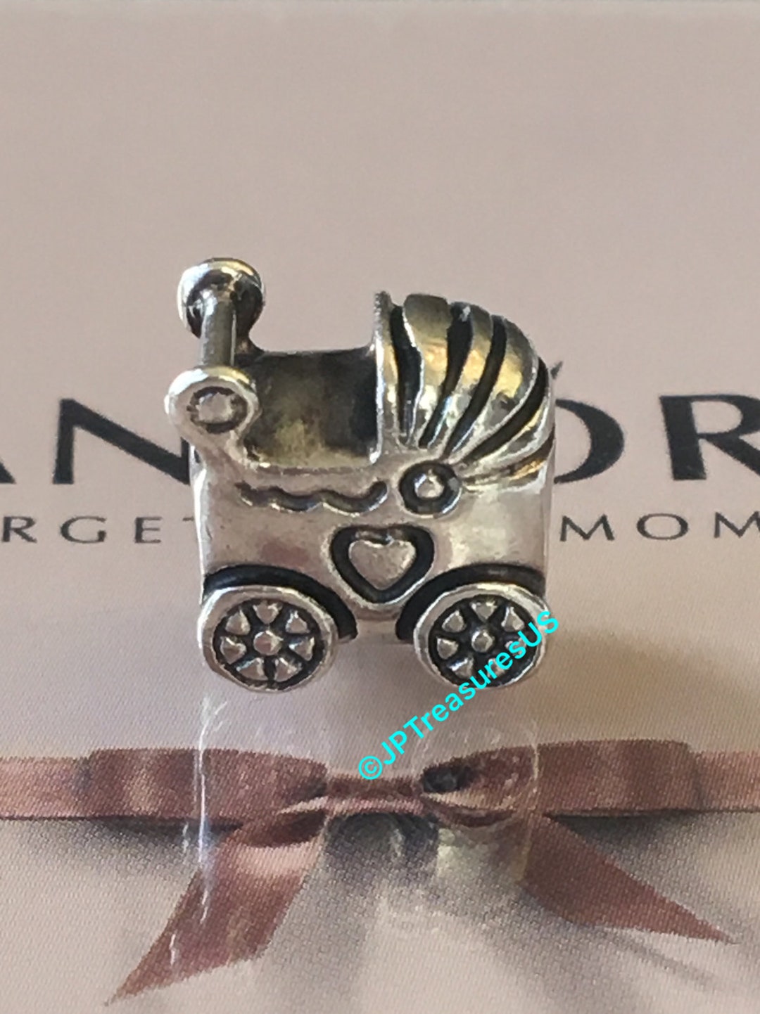 Authentic Pandora Baby Carriage Charm Pandora Stroller Charm Retired ...