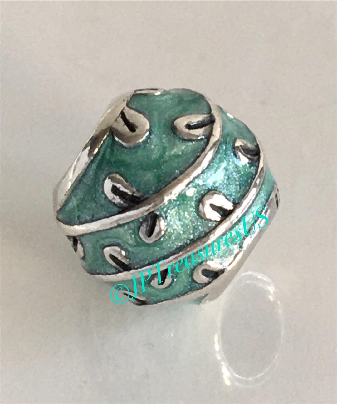 Pandora Vines Blue Enamel Charm Retired Pandora Charm Free Shipping - Etsy
