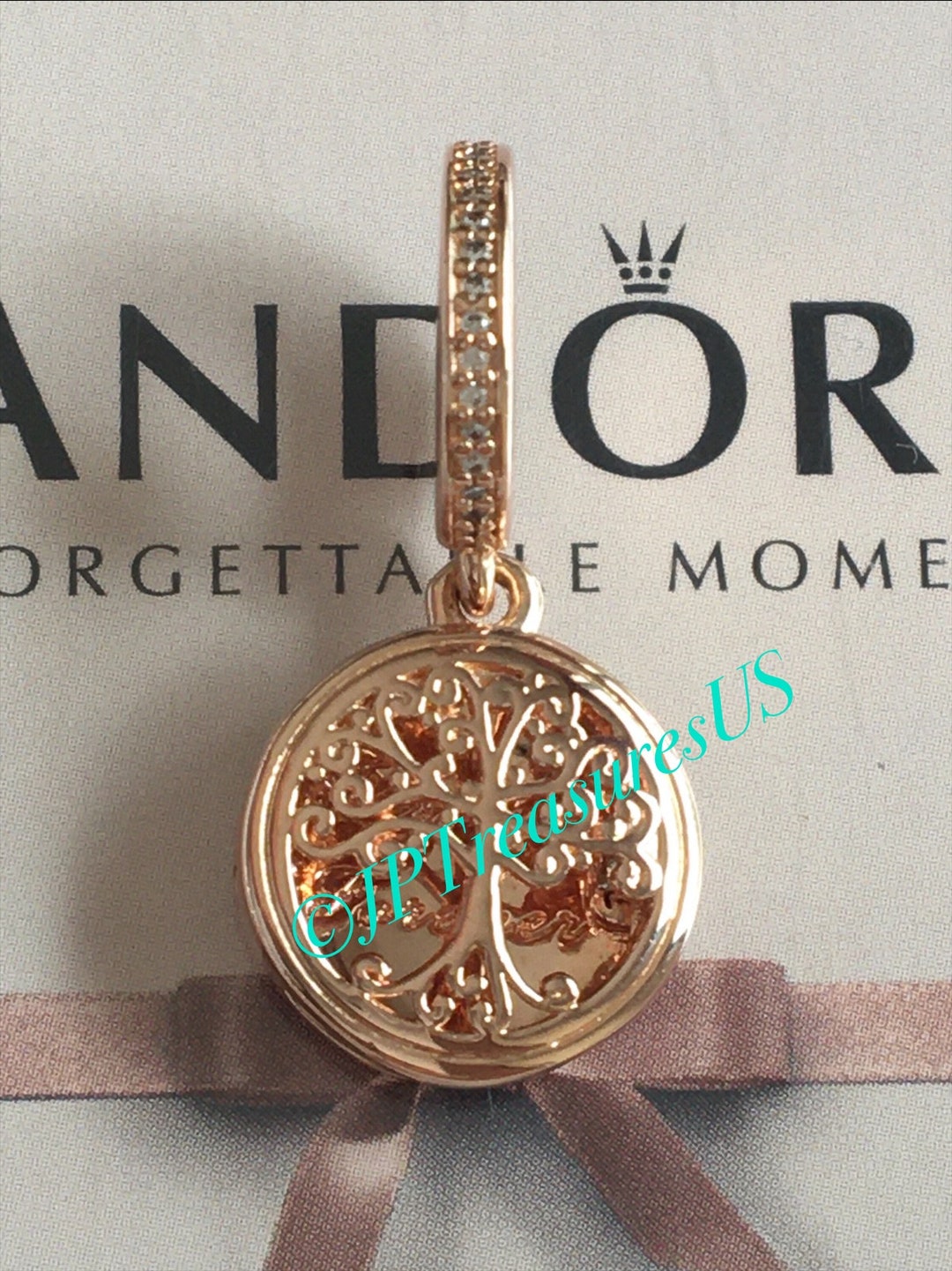 Authentic Pandora Rose Family Forever Tree Dangle Charm Pandora Rose ...