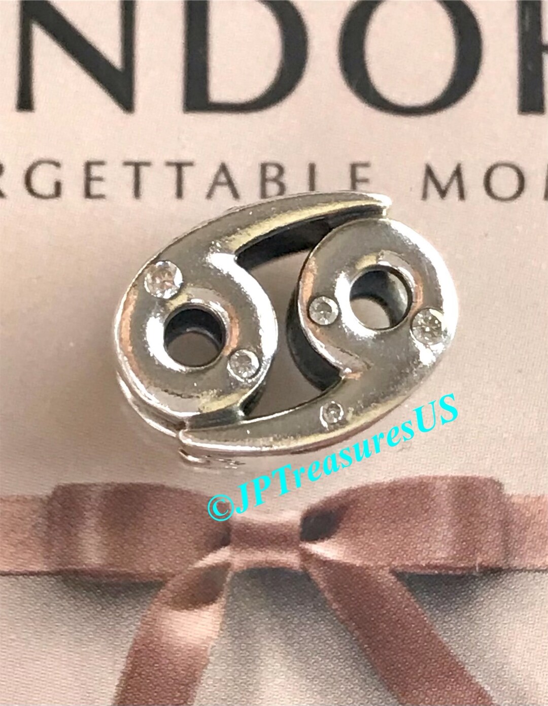 Authentic Pandora Sparkling Cancer Zodiac Charm Pandora Zodiac Charm ...