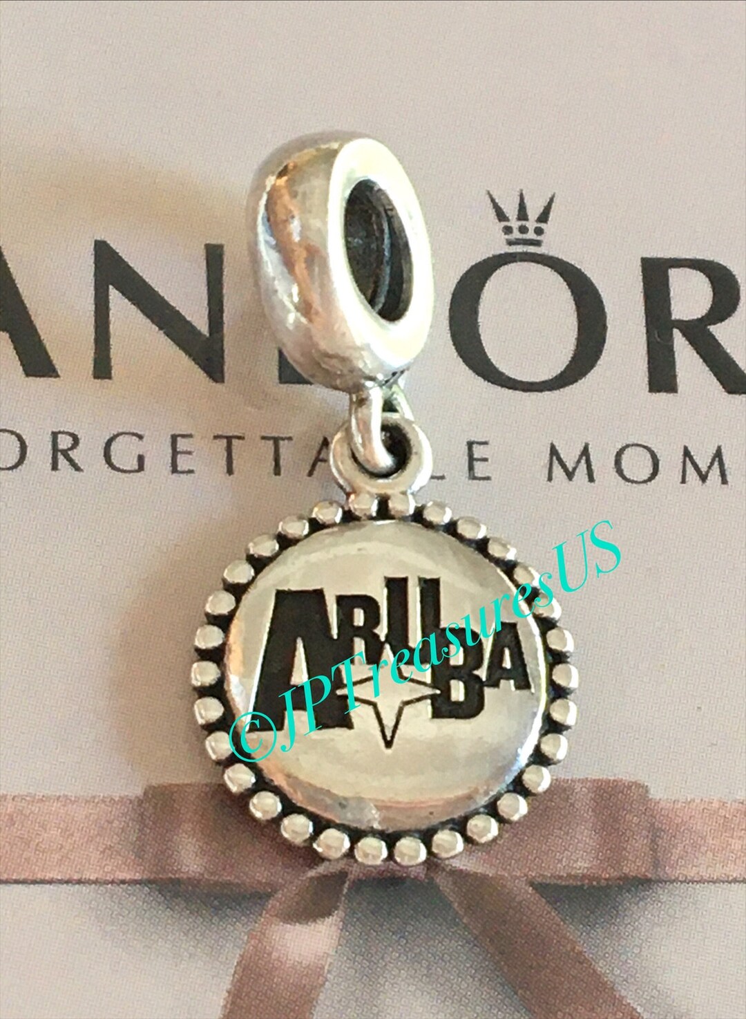 Authentic Pandora Aruba Dangle Charm Pandora Exclusive Charm Pandora ...