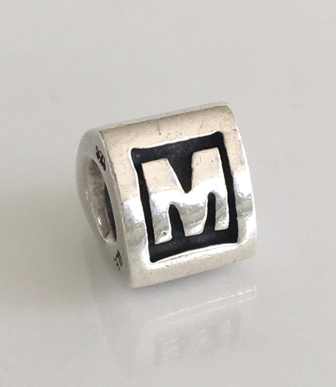 Pandora Letter M Charm Pandora Alpha Initial M Retired Pandora Charm ...