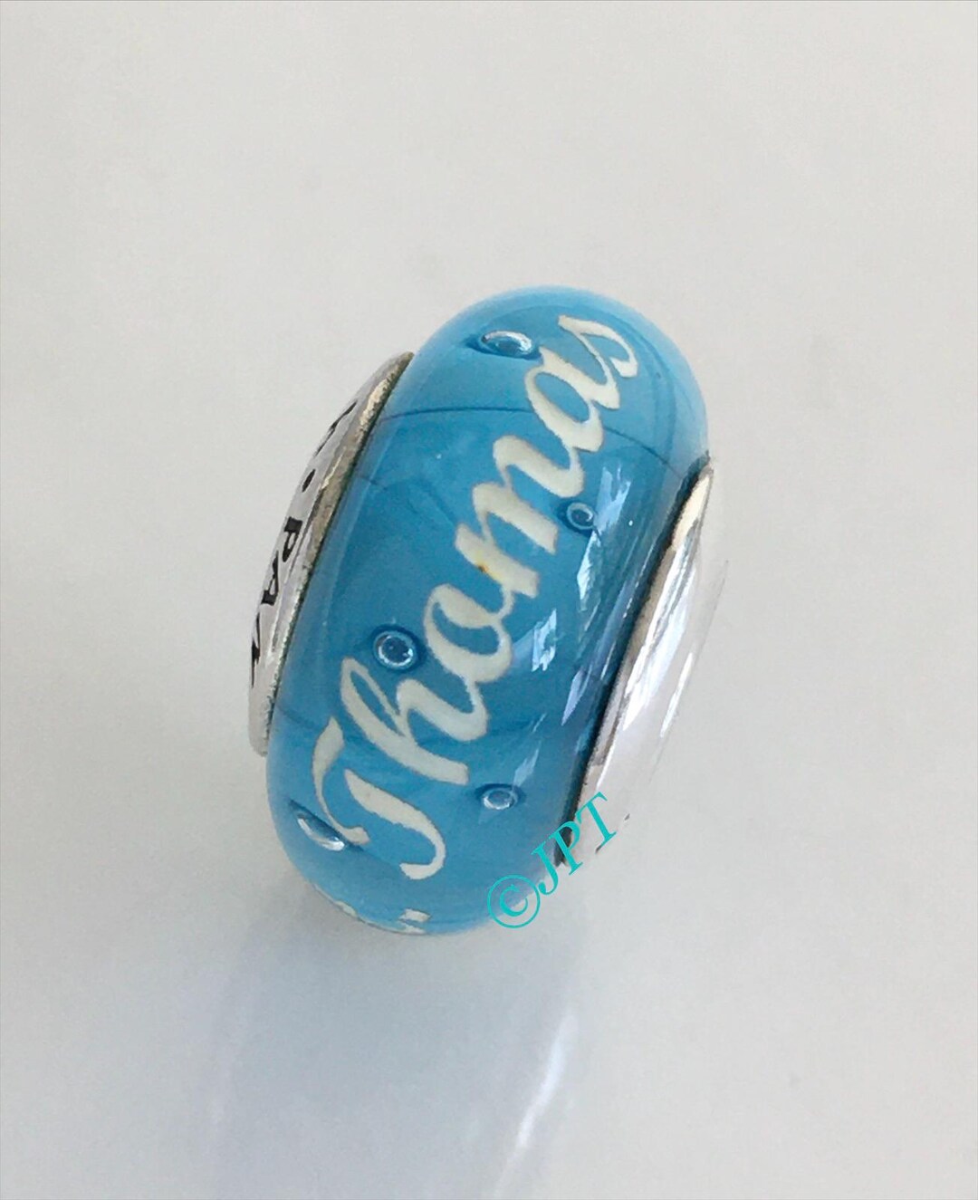 Pandora St Thomas Exclusive Blue Looking Murano Glass Charm Bead ...