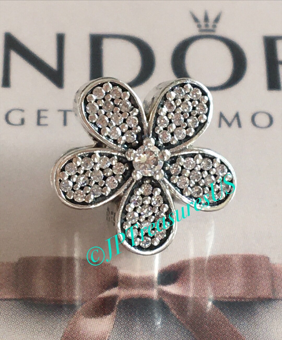 Authentic Pandora Dazzling Daisy Flower Charm Pandora Charm CZ Pandora ...