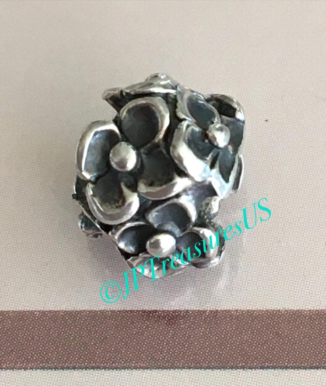 Authentic Trollbeads Hydrangea Flower Bead Trollbeads Charm Trollbeads ...