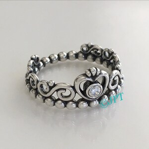 Authentic Pandora Princess Tiara Crown Ring Size 50 (size 5 in US ...