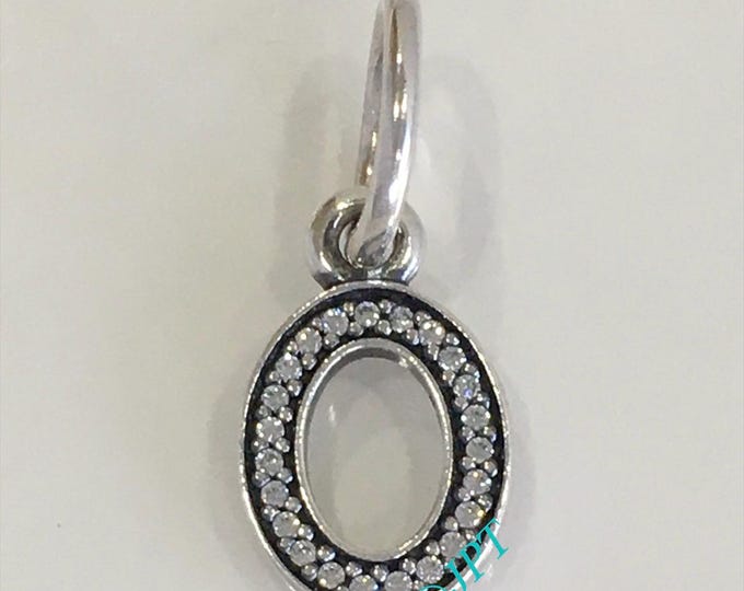 Pandora Letter O Dangle Charm Pandora Number Zero 0 Retired Pandora ...