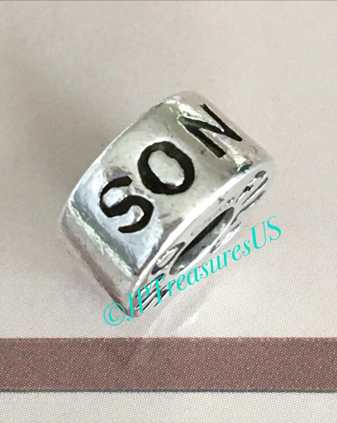 Authentic Chamilia Son Spacer Charm Chamilia Hijo Spacer Charm Chamilia Charm Free Shipping - Etsy