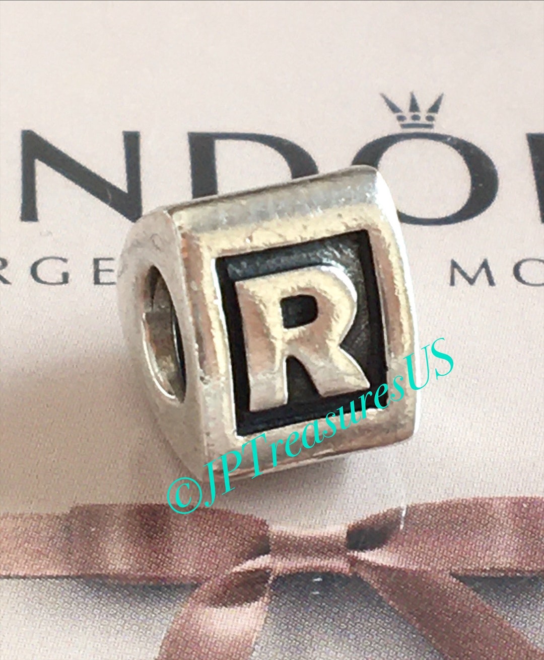 Authentic Pandora Letter R Charm Pandora Alpha Initial R Retired ...