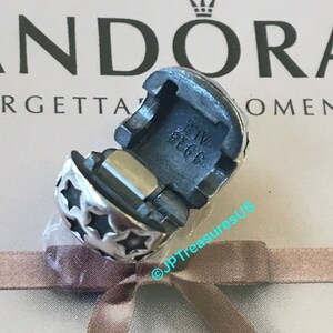 Authentic Pandora Silver Star Clip Retired Pandora Clip Charm Free ...
