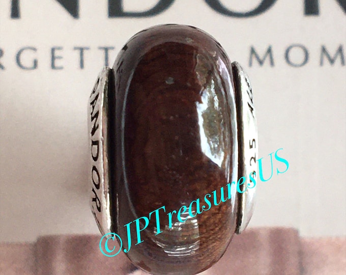 Authentic Pandora Wooden Charm Retired Pandora Acapu Wood Charm Pandora ...