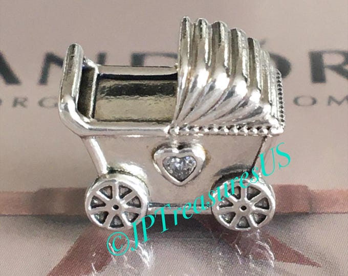 Authentic Pandora Baby Pram Pandora Carriage Charm Pandora Stroller ...