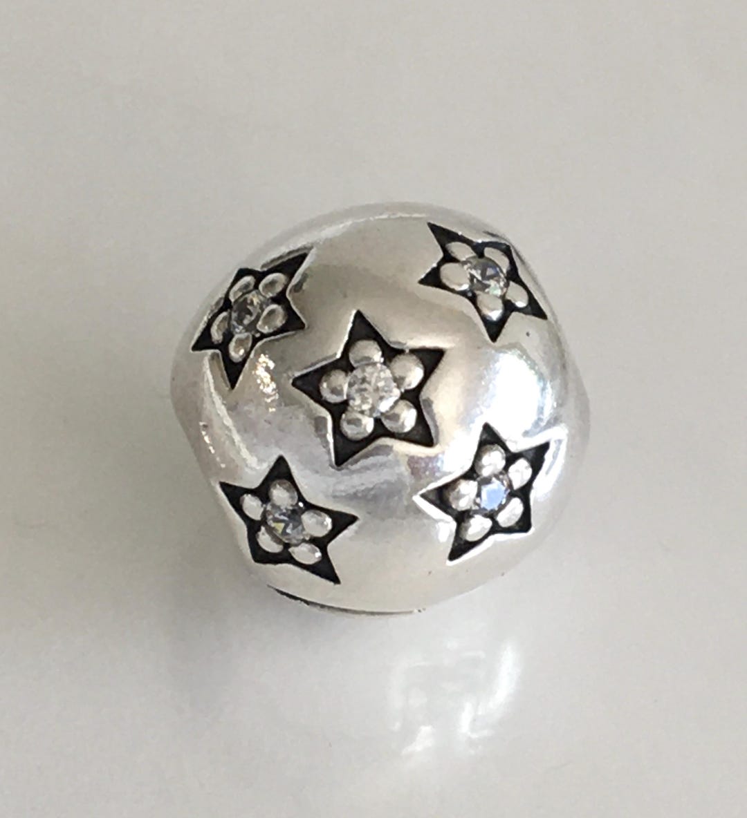 Pandora Twinkle Twinkle Clip With Clear CZ Retired Pandora Star Clip ...