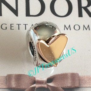 Authentic Pandora Freehand Heart Clip Sterling Silver With - Etsy