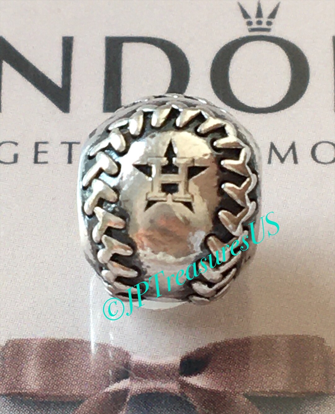 Authentic Pandora Houston Astros Baseball Charm Retired Pandora ...