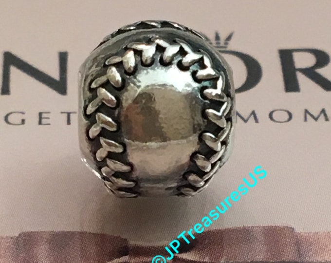 Authentic Pandora Baseball Charm Retired Pandora Charm Pandora Free ...