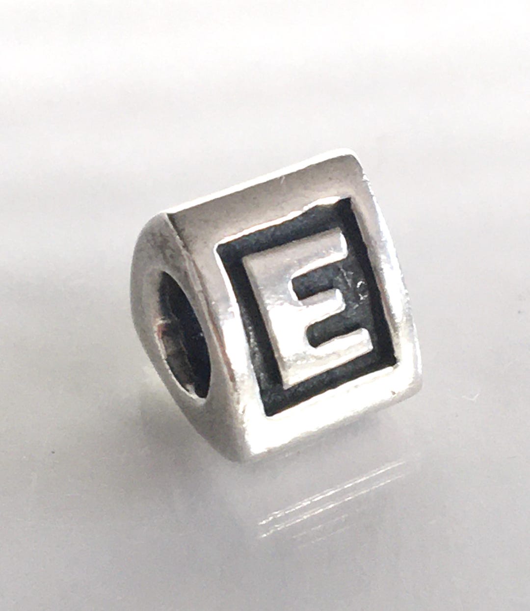 Pandora Letter E Charm Pandora Alpha Initial E Retired Pandora Charm ...