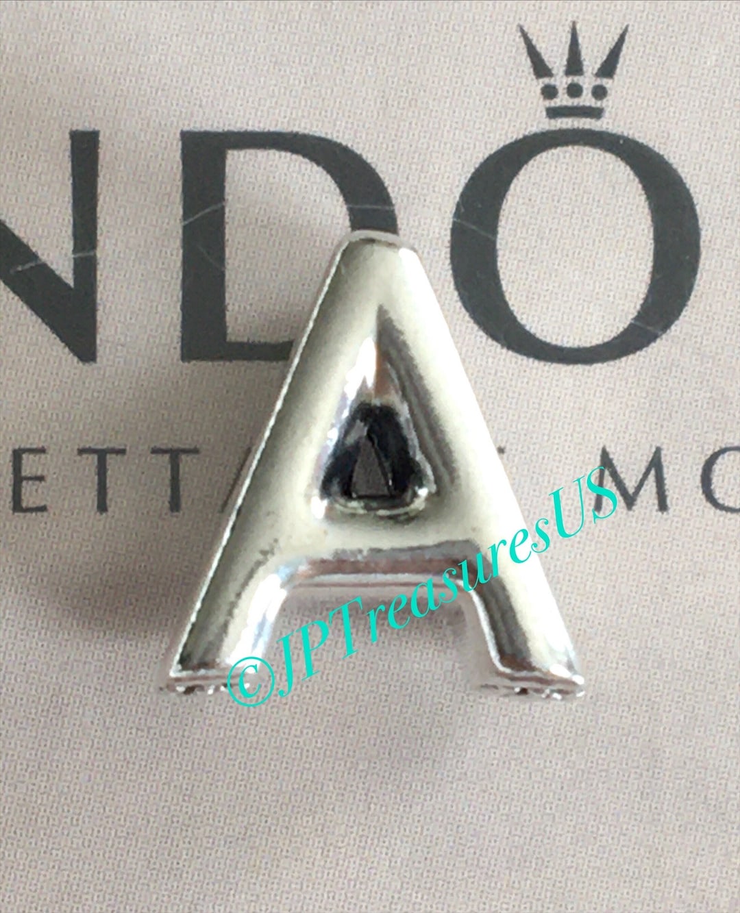 Authentic Pandora Letter A Charm Pandora Alpha Initial A Pandora Charm ...