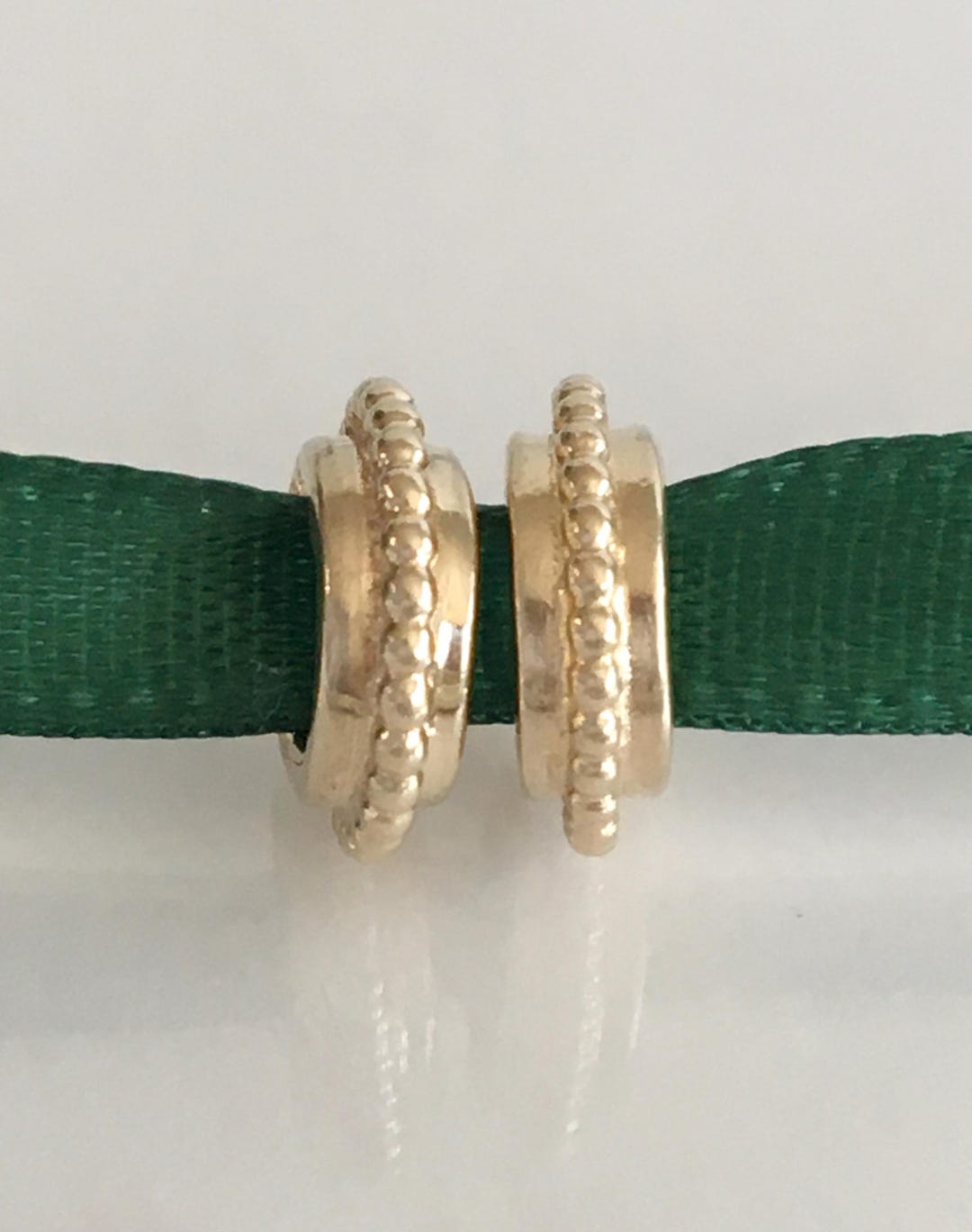 2 Pandora Sun Gold Spacers Pandora Spacers 14K Yellow Solid Gold ...