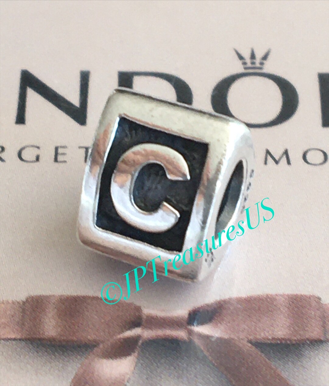 Authentic Pandora Letter C Charm Pandora Alpha Initial C Retired ...