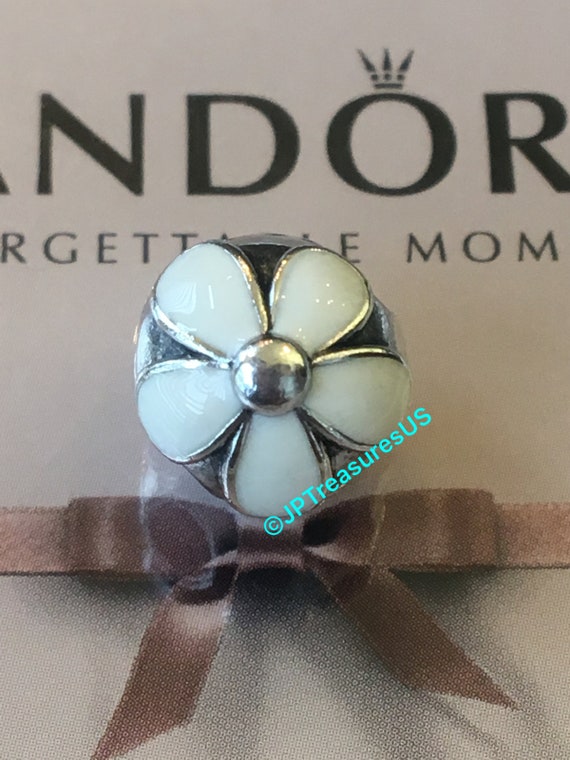 Authentic Pandora Darling Daisies Flower Clip With Enamel - Etsy