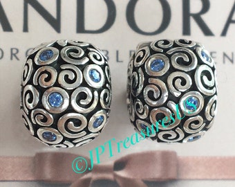 2 Authentic Pandora Layers of Lace Clips Retired Pandora Clips Charms ...